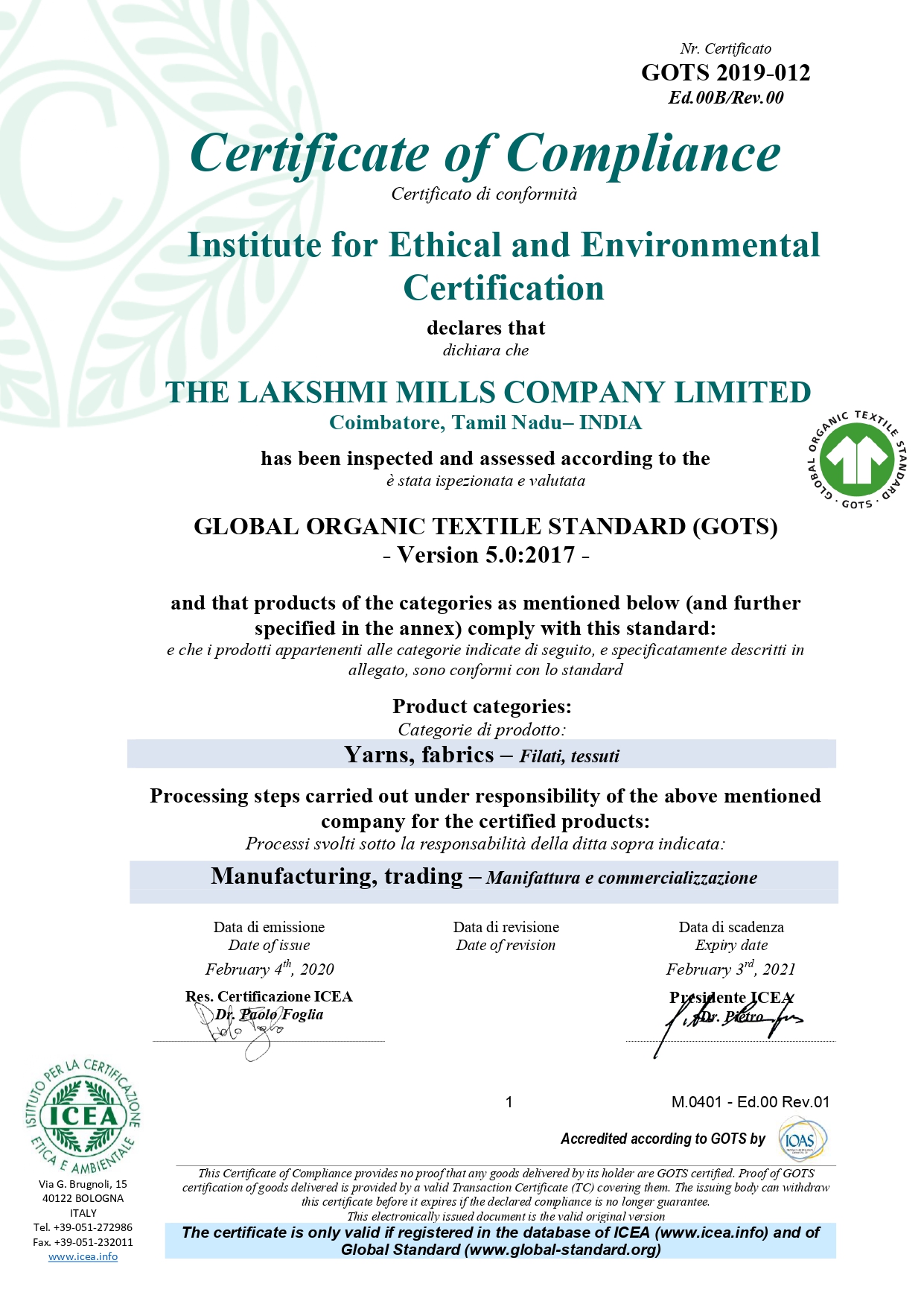 Company Detail - Global Textile Source